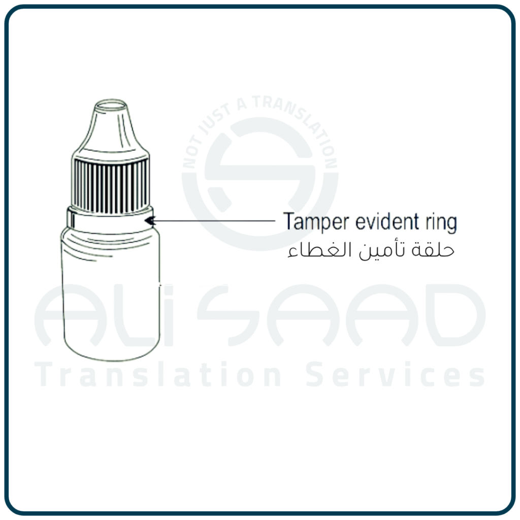 tamper-evident ring/band - حلقة أو شريط تأمين الغطاء - Ali Saad Arabic ...